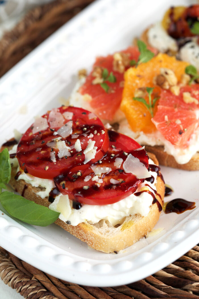 Easy Burrata Toast - The Suburban Soapbox