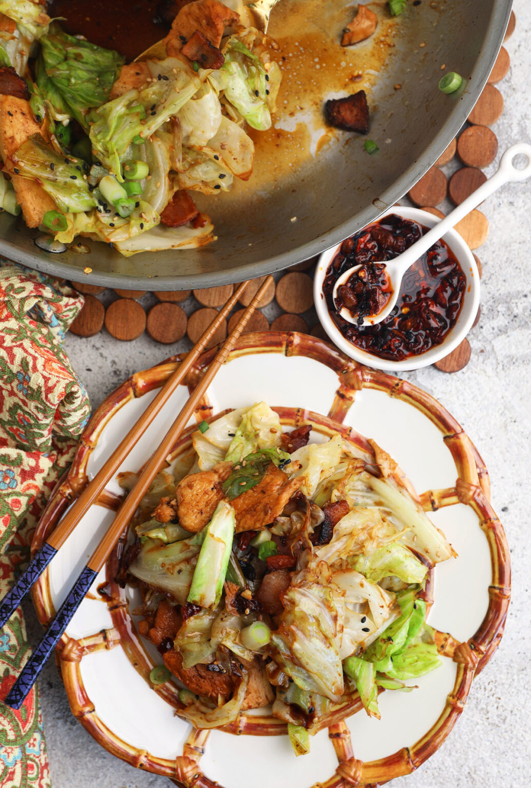 Chinese Cabbage Stir Fry With Chicken - The Suburban Soapbox