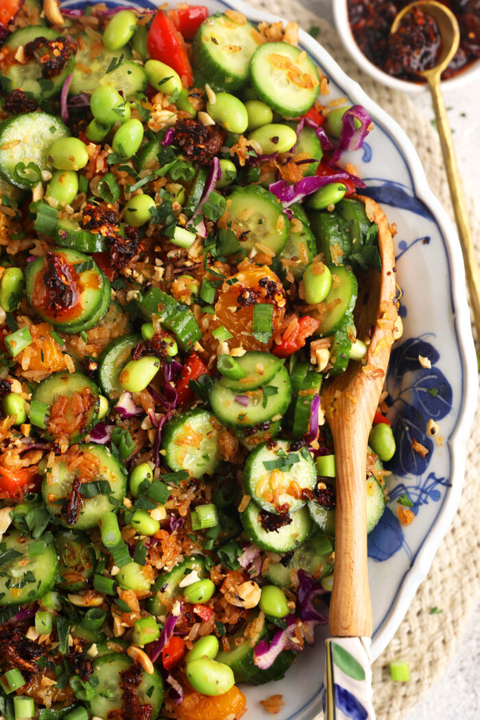 Crispy Rice Salad - The Suburban Soapbox