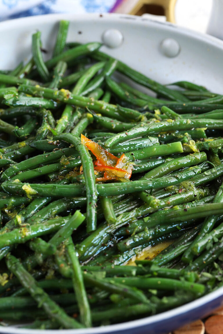 Sautéed Haricots Verts With Marmalade Vinaigrette - The Suburban Soapbox