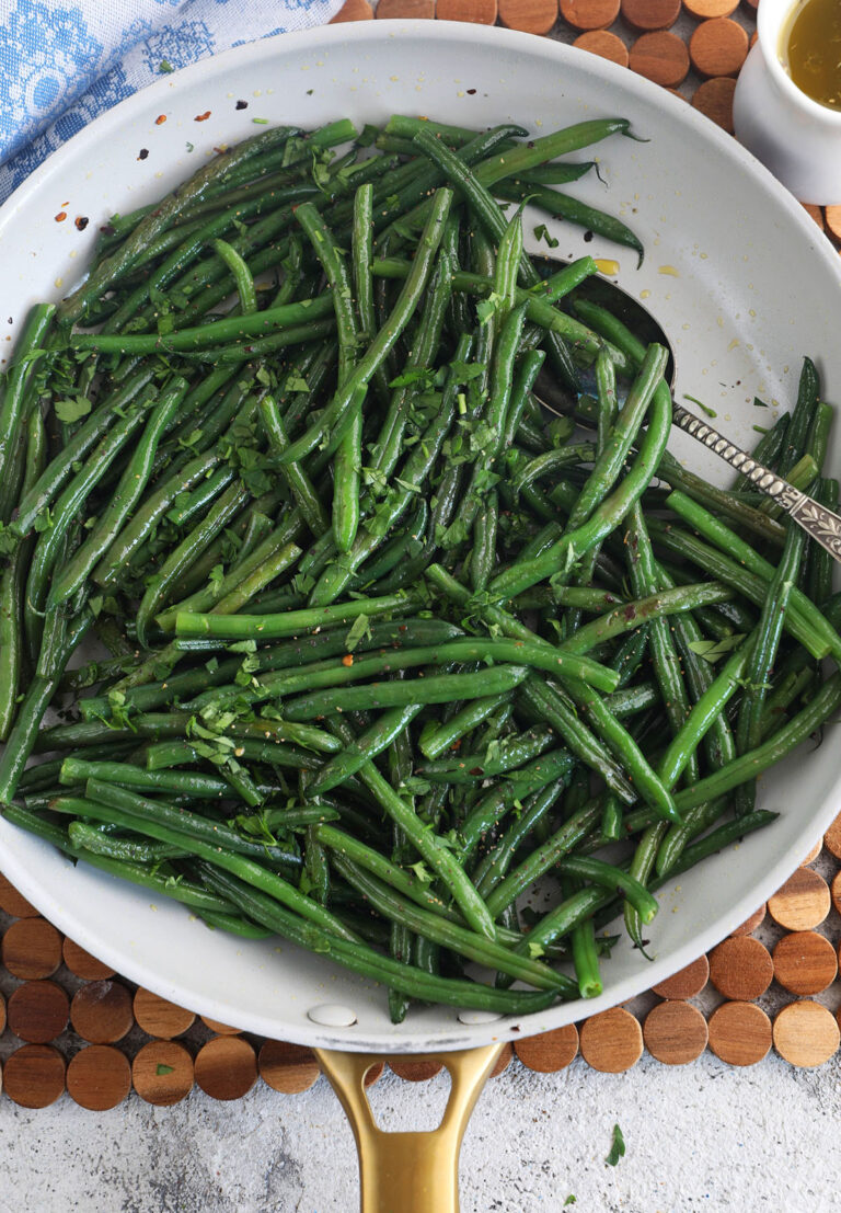 Sautéed Haricots Verts With Marmalade Vinaigrette - The Suburban Soapbox