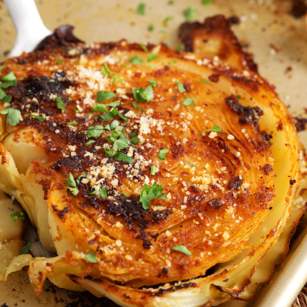 Roasted Cabbage Steaks - The Suburban Soapbox