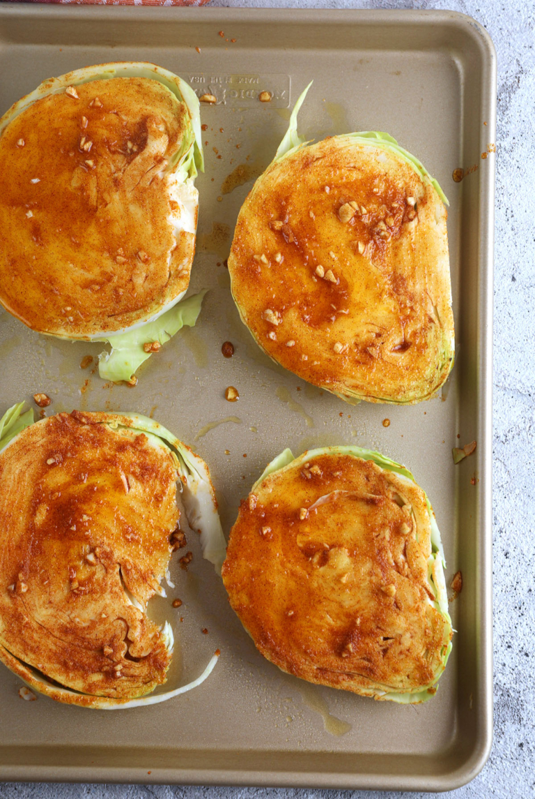 Roasted Cabbage Steaks - The Suburban Soapbox