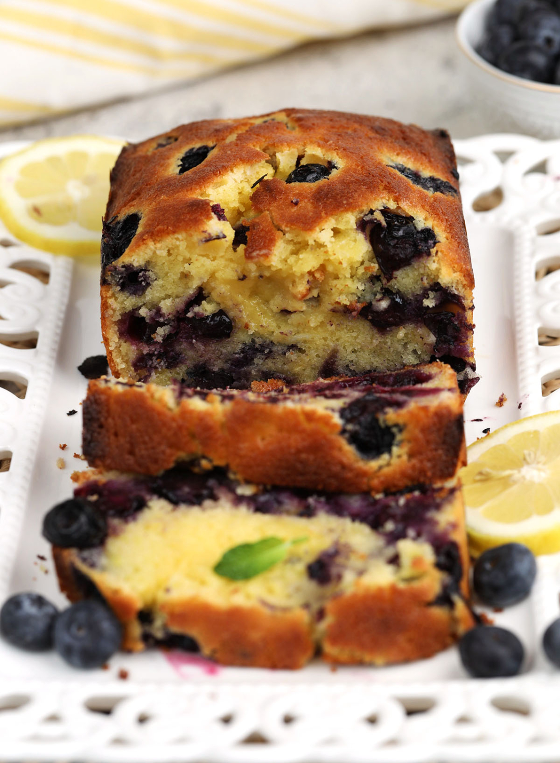Blueberry Lemon Pound Cake - The Suburban Soapbox