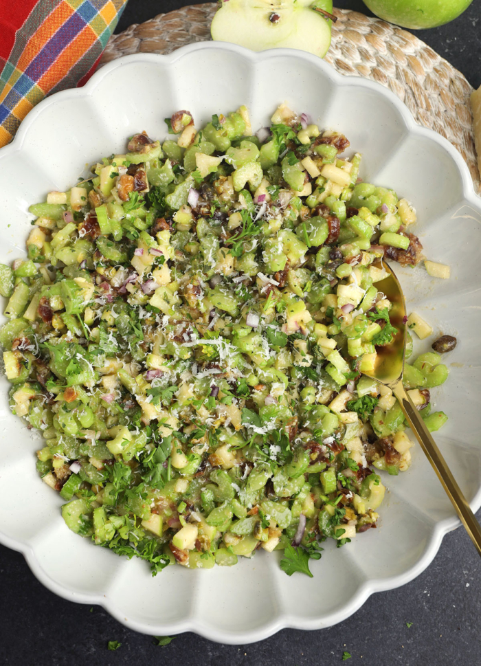 Chopped Celery Salad - The Suburban Soapbox