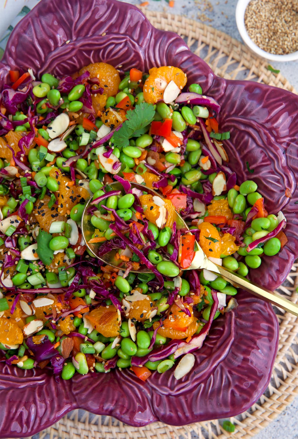 Easy Edamame Salad - The Suburban Soapbox