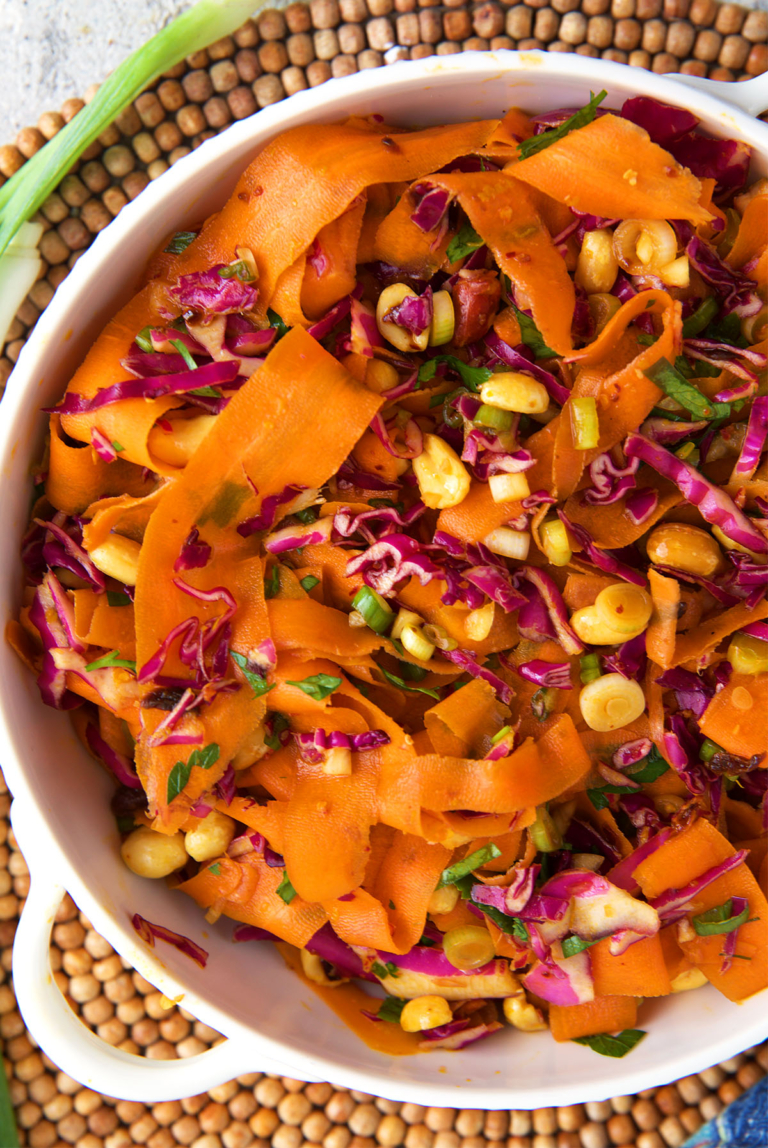 Carrot Ribbon Salad - The Suburban Soapbox