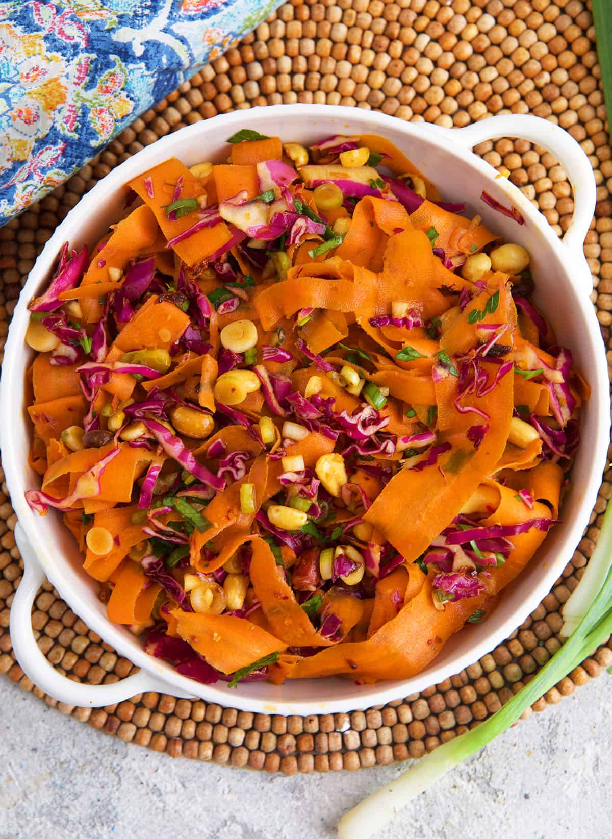 Carrot Ribbon Salad - The Suburban Soapbox
