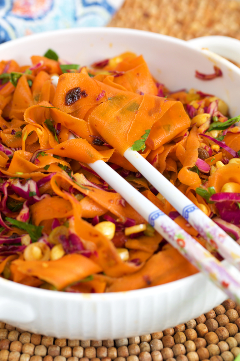 Carrot Ribbon Salad - The Suburban Soapbox
