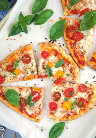 Crispy Homemade Flatbread Pizza (Oven, Grill or Air Fryer)