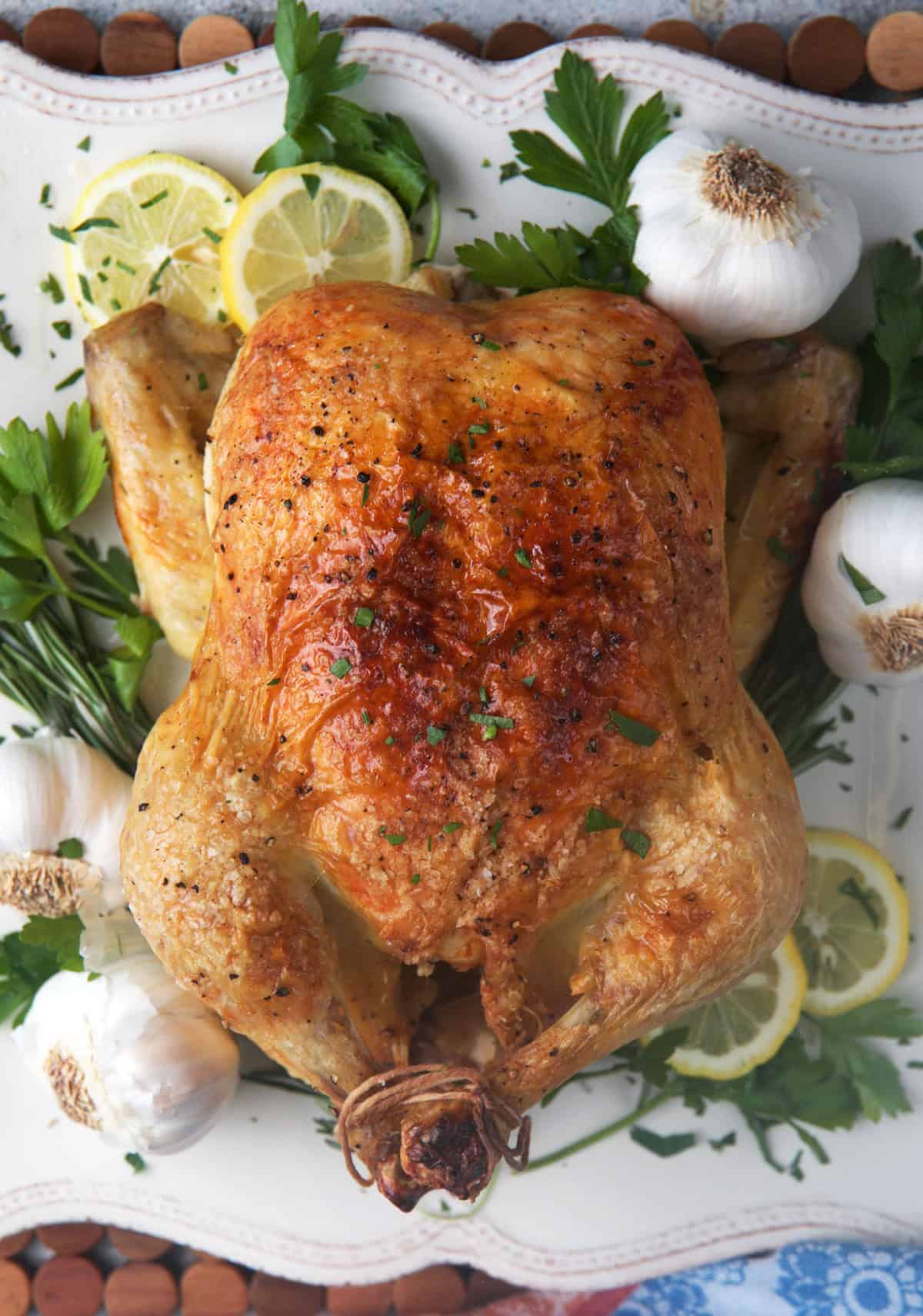 Engagement Chicken (Royal Roast Chicken with Lemon & Garlic)