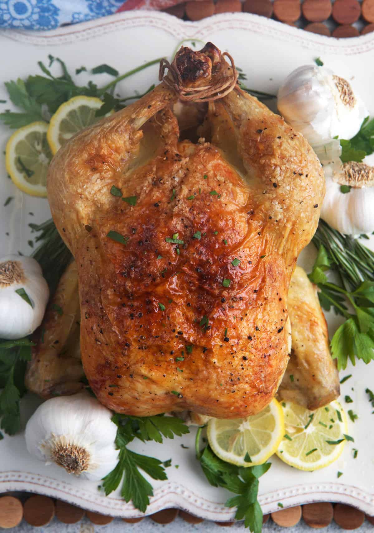 Engagement Chicken (Royal Roast Chicken with Lemon & Garlic)