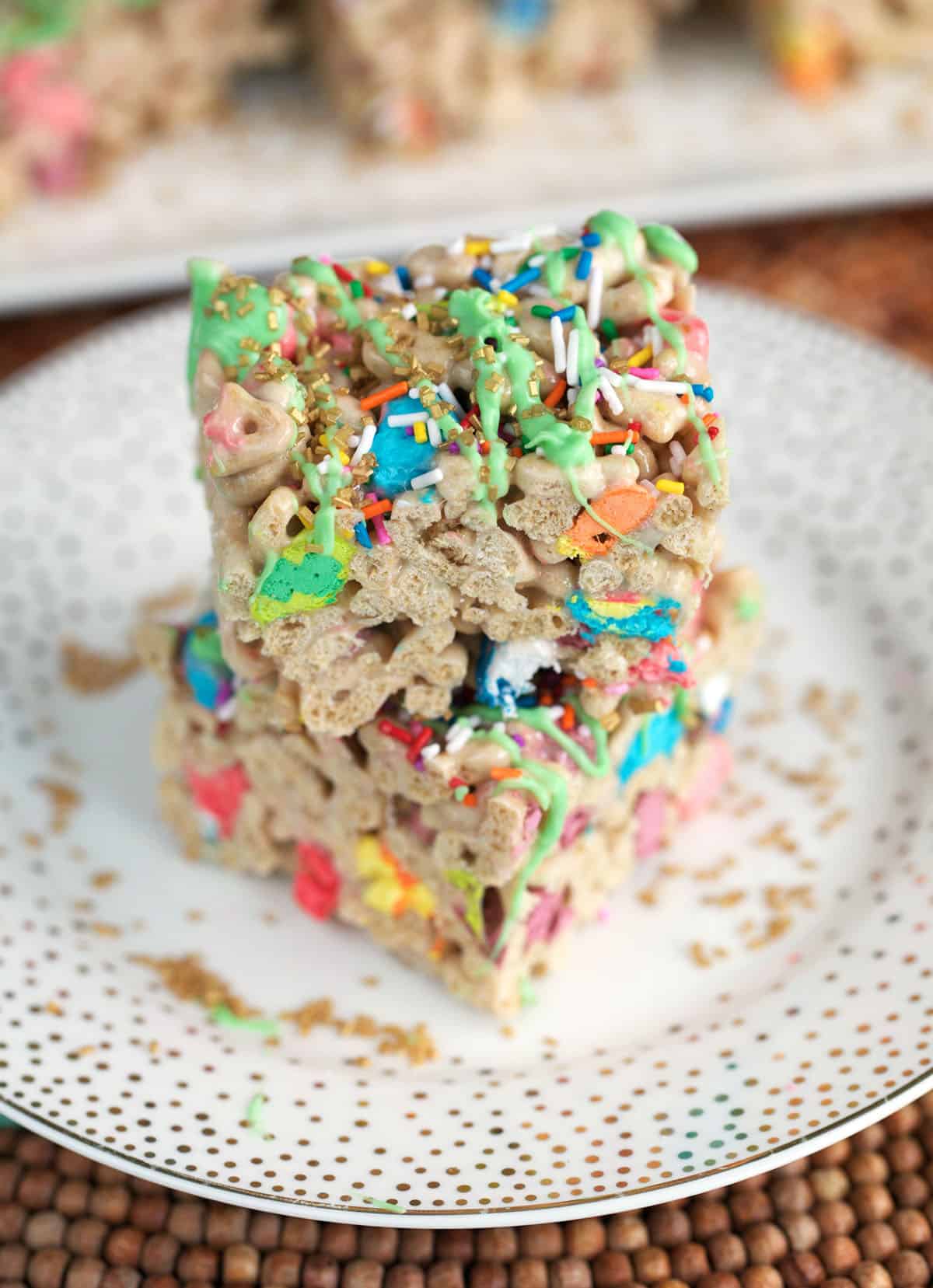 Lucky Charms Marshmallow Squares | Easy St. Patrick’s Day Treat